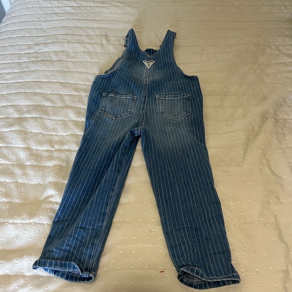 OshKosh B'gosh | Bottoms | 4t Pinstripe Girls Oshkosh Overalls | Poshmark